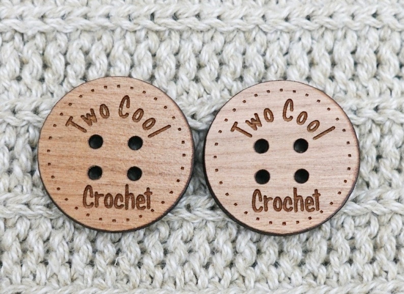 Personalized Crochet Tags Custom Wood Product Tags Wooden - Etsy