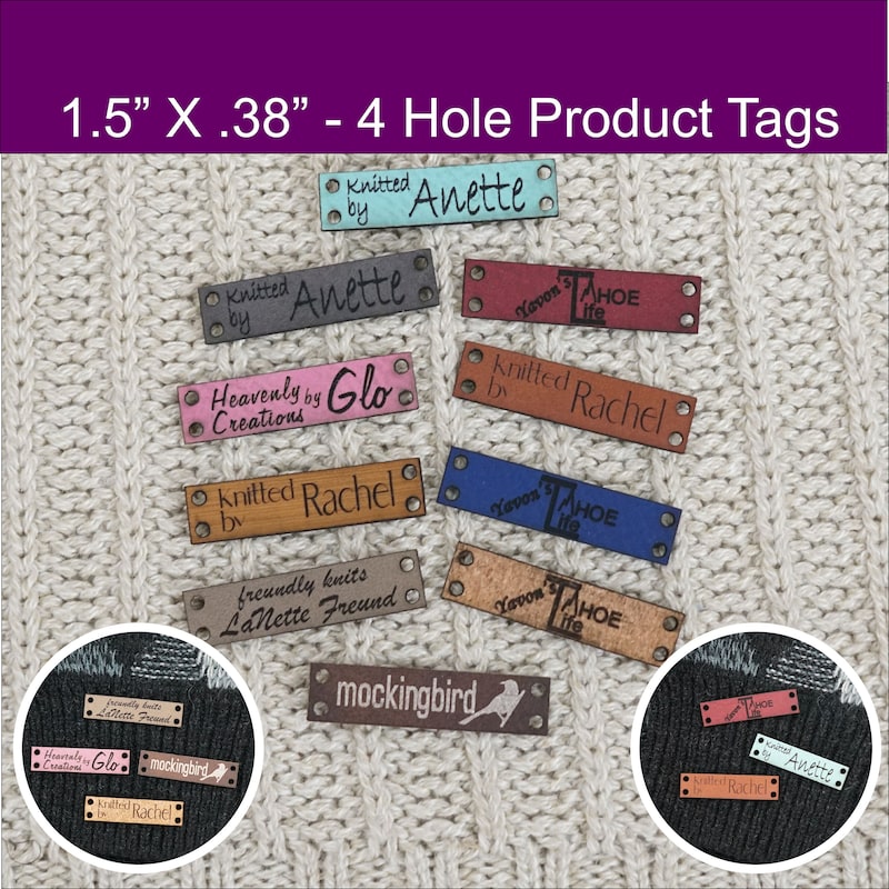 Hand Knit Tags - Etsy
