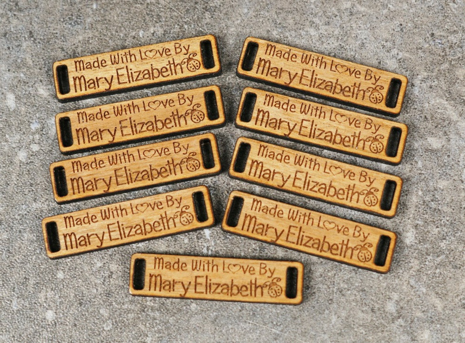 Personalized Product Tags, Personalized Product Tags for Knitting,wood ...