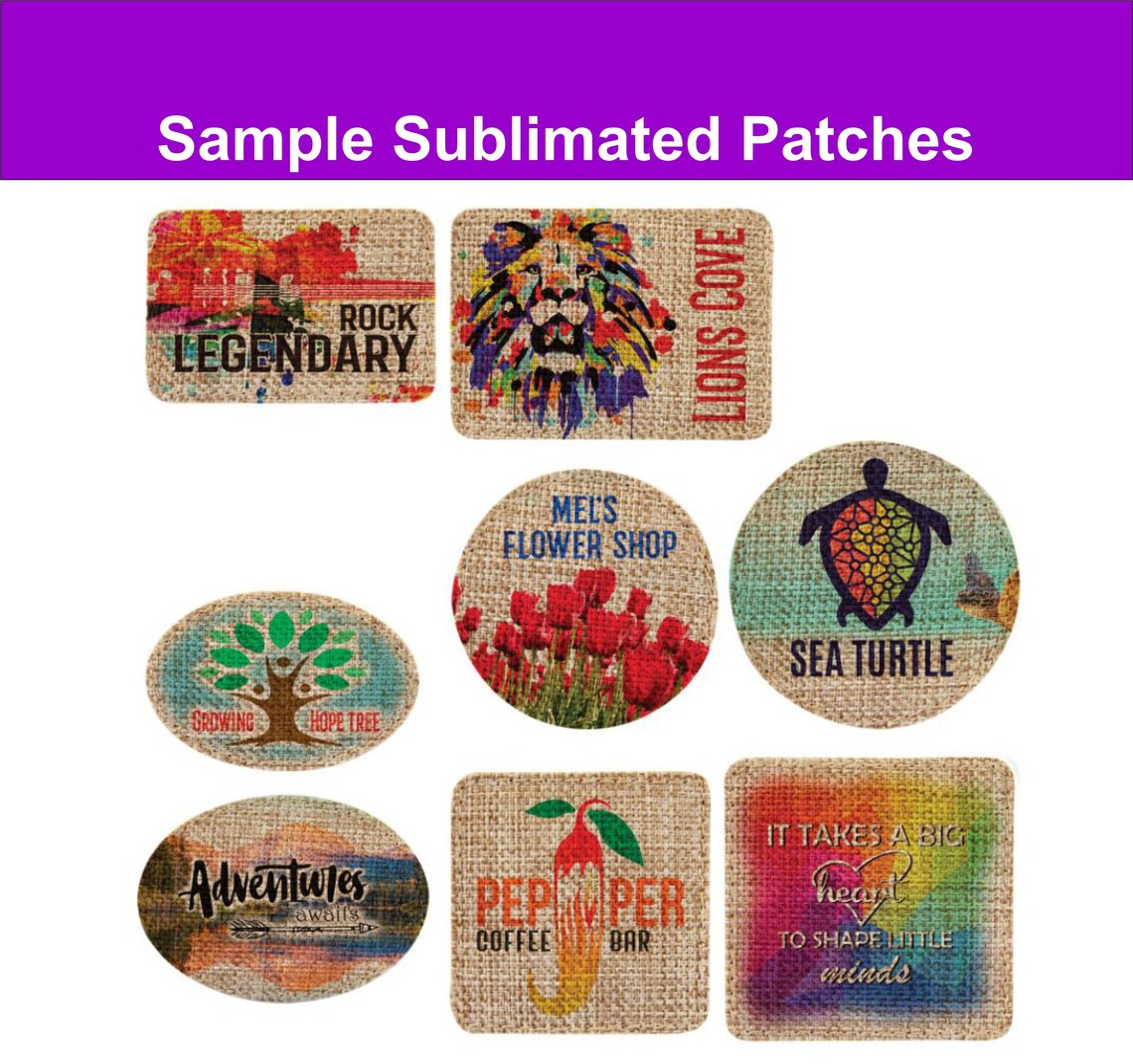 Square Plain Burlap Sublimation Hat Patches With Adhesive - Etsy