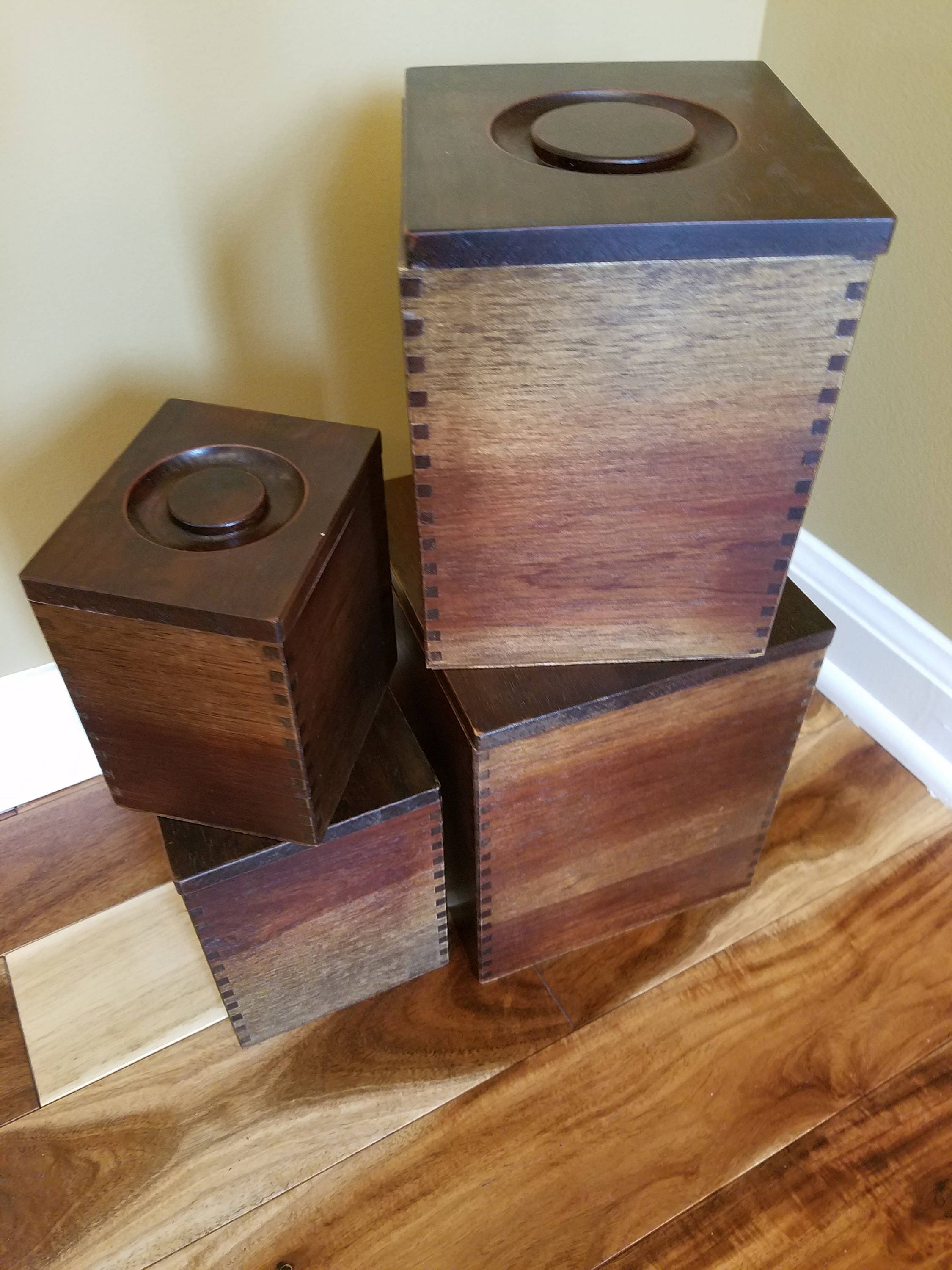 Vintage Wood Nesting Boxes - Etsy