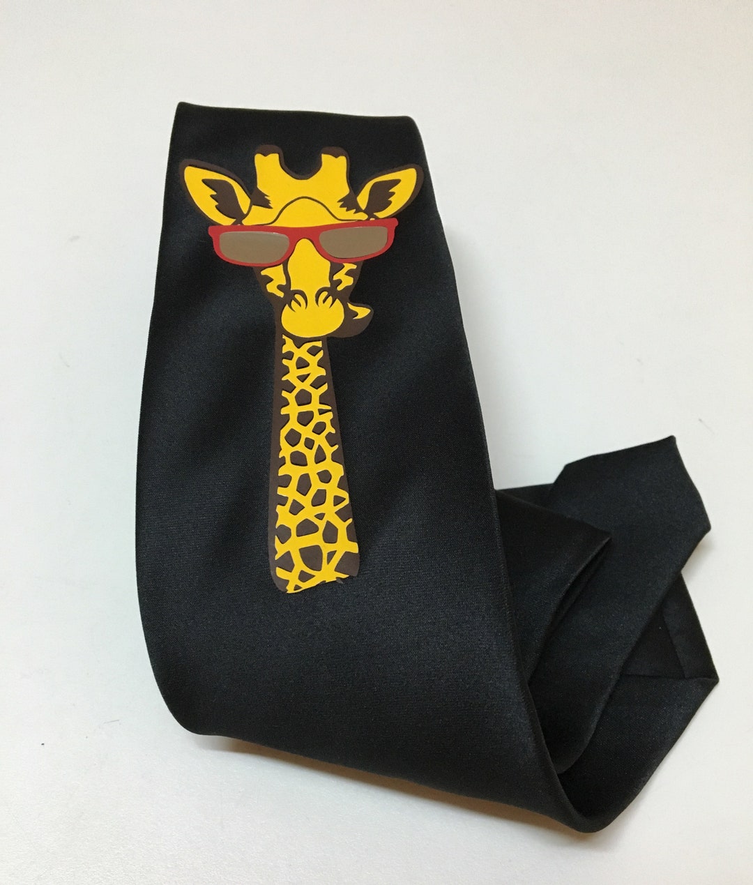Giraffe Necktie, Cool and Fun - Etsy