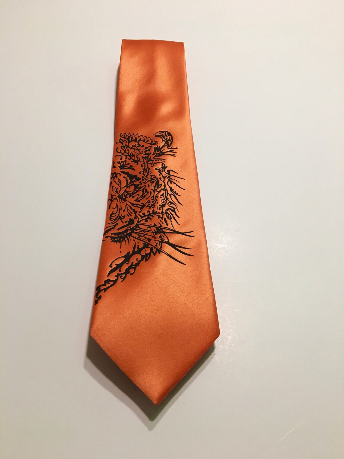 Tiger Necktie Orange Cool Unique and Fun Birthday Gift | Etsy