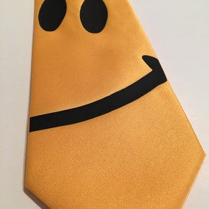 Smile, Yellow Tie, Cool and Fun - Etsy