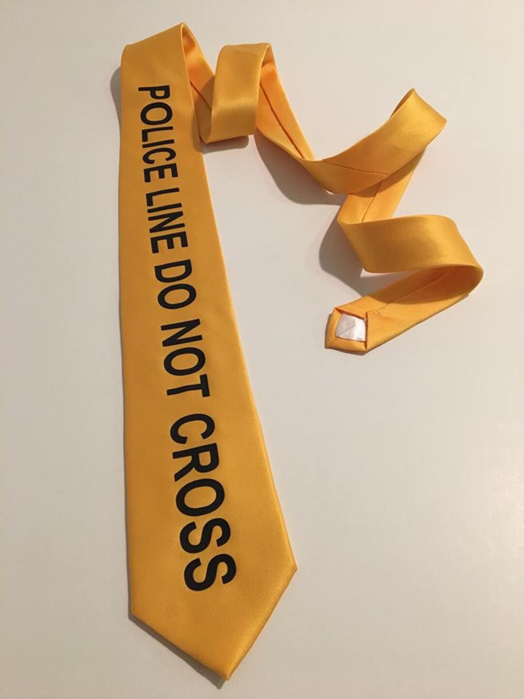Police Tape Necktie, Police Line Do Not Cross, Great Necktie, Cool Gift ...