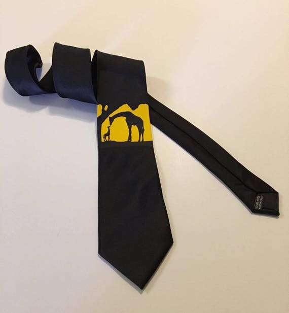 Giraffe Necktie Cool Unique and Fun Birthday Gift Wedding | Etsy