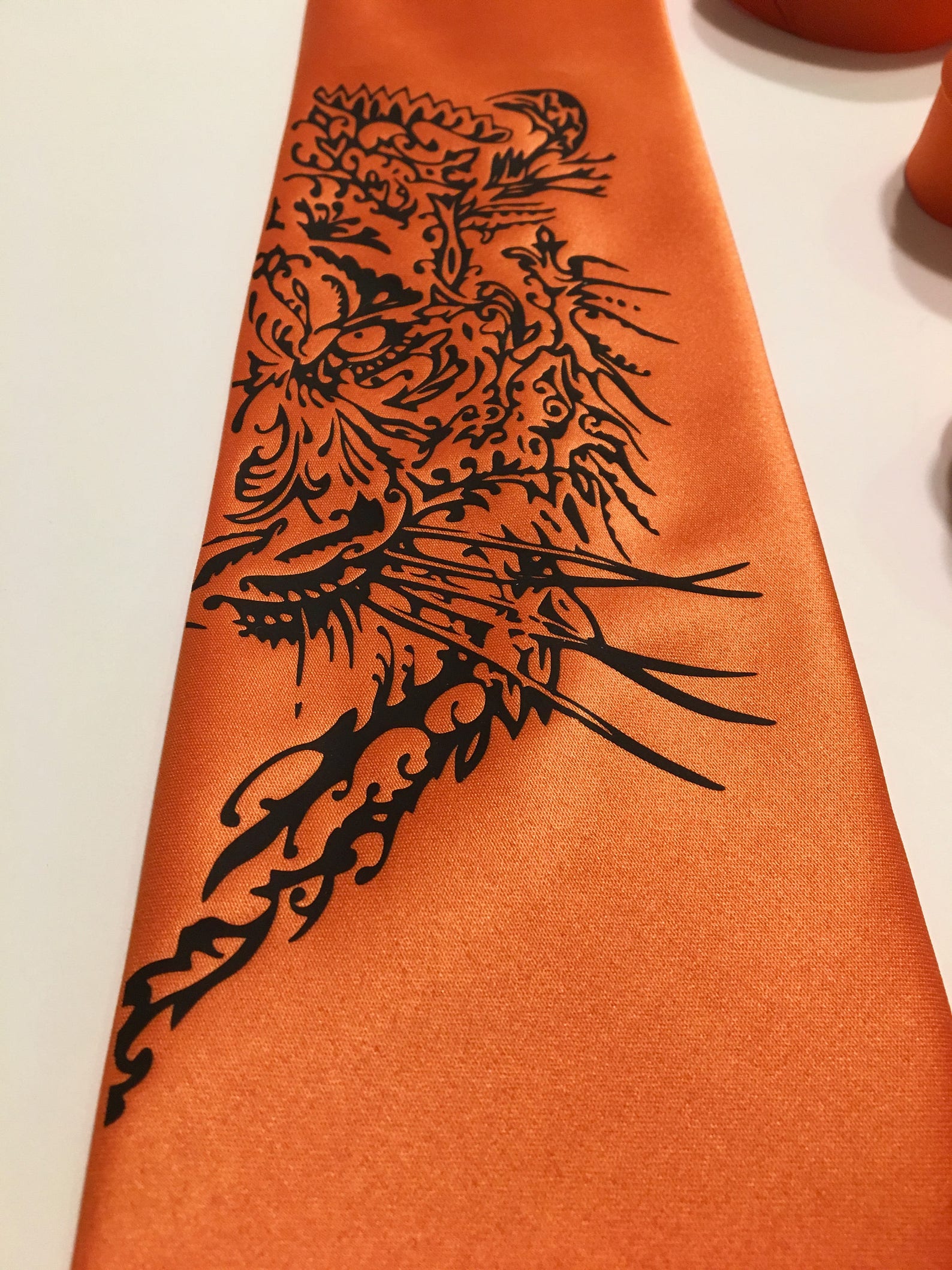 Tiger Necktie Orange Cool Unique and Fun Birthday Gift | Etsy