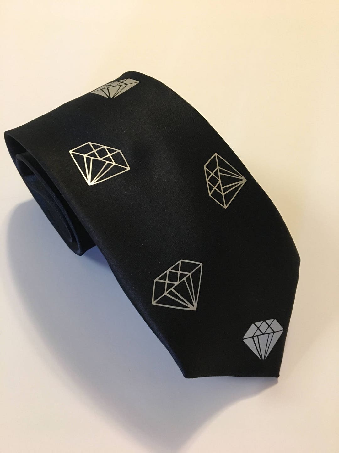 Diamonds Necktie , Cool, Unique and Fun, Birthday Gift, Wedding ...