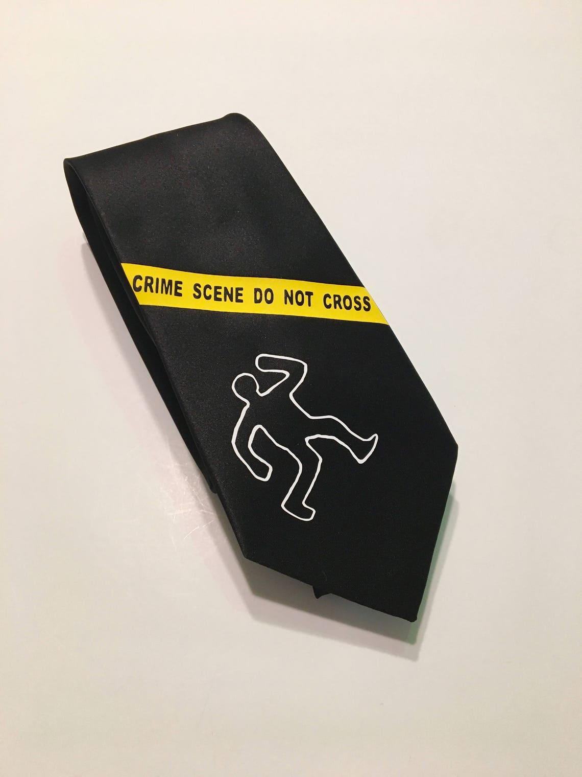 Crime Scene Do Not Cross Forensics Necktie | Etsy