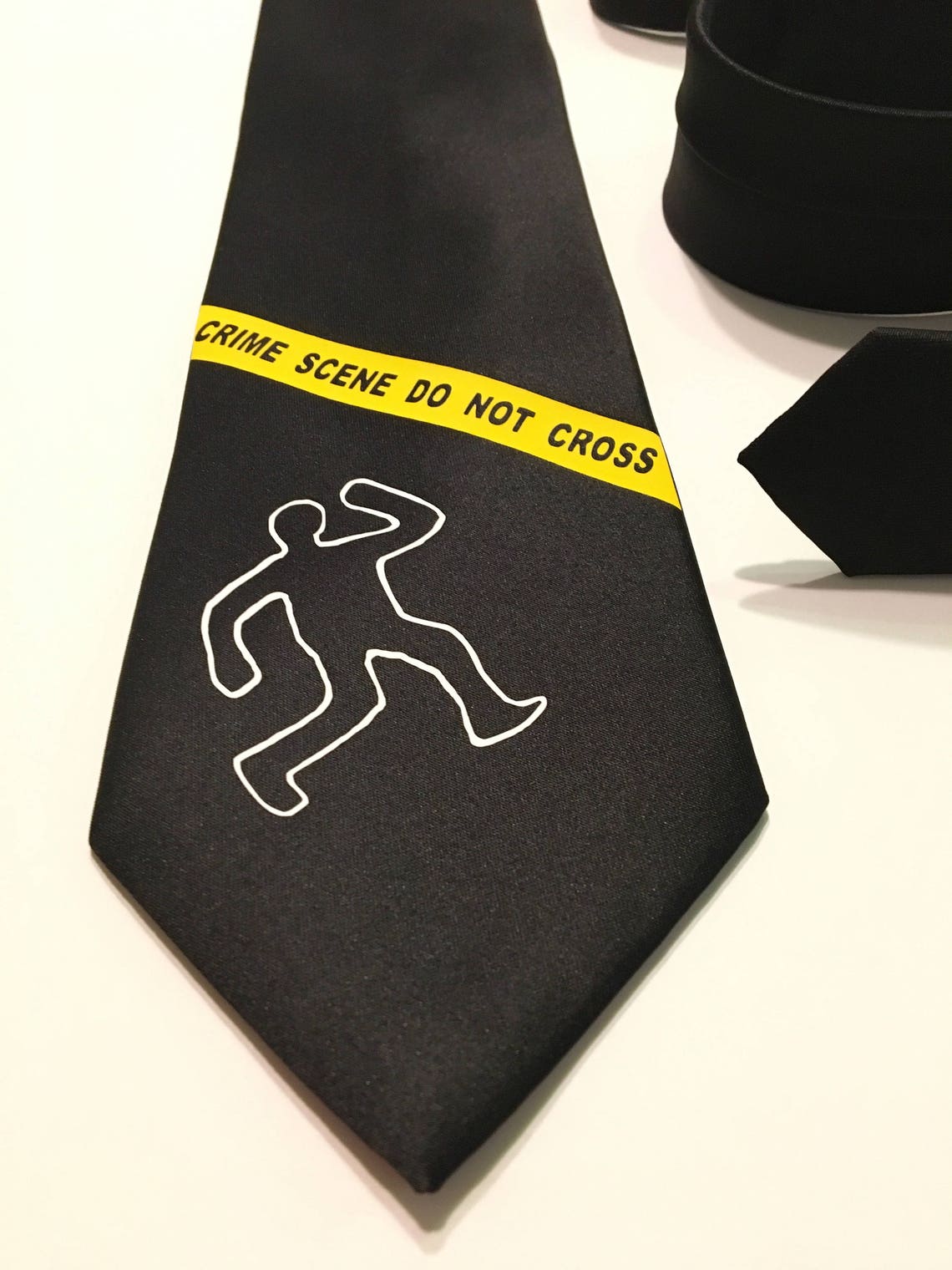 Crime Scene Do Not Cross Forensics Necktie | Etsy