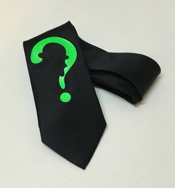 Question Mark Necktie Cool Unique and Fun Birthday Gift | Etsy