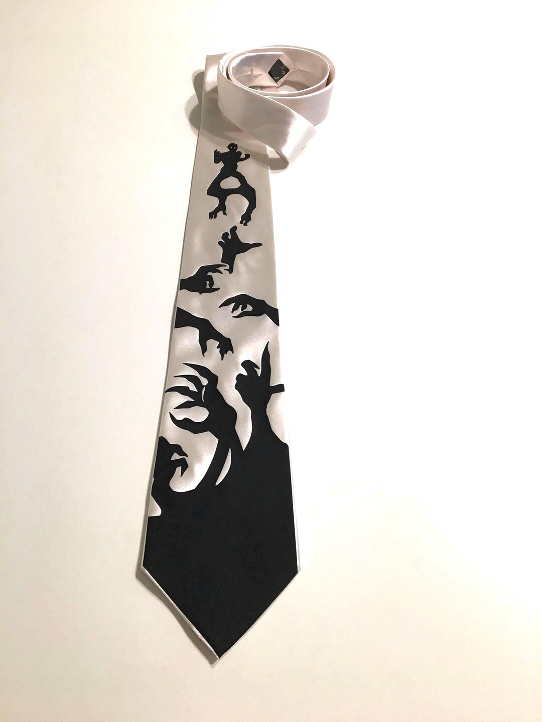 Zombie Necktie, Halloween, Cool and Fun. Birthday Gift, Wedding, Father ...