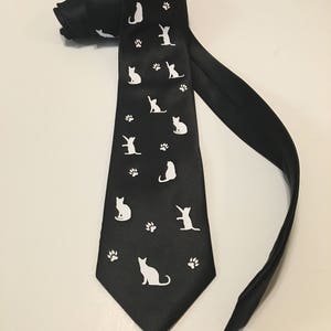 Cats , Cat Lover Necktie, Cool, Unique and Fun, Birthday Gift, Wedding ...