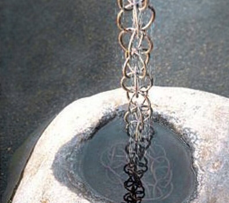 Water Music by Haikucalifornia: Stylized Rain Chain and Water Pendant ...