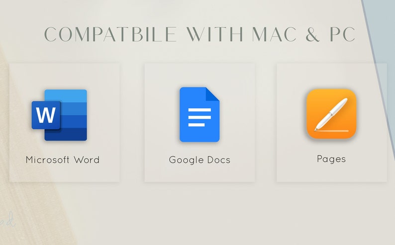 Resume Template Google Docs ATS Friendly Resume Template - Etsy