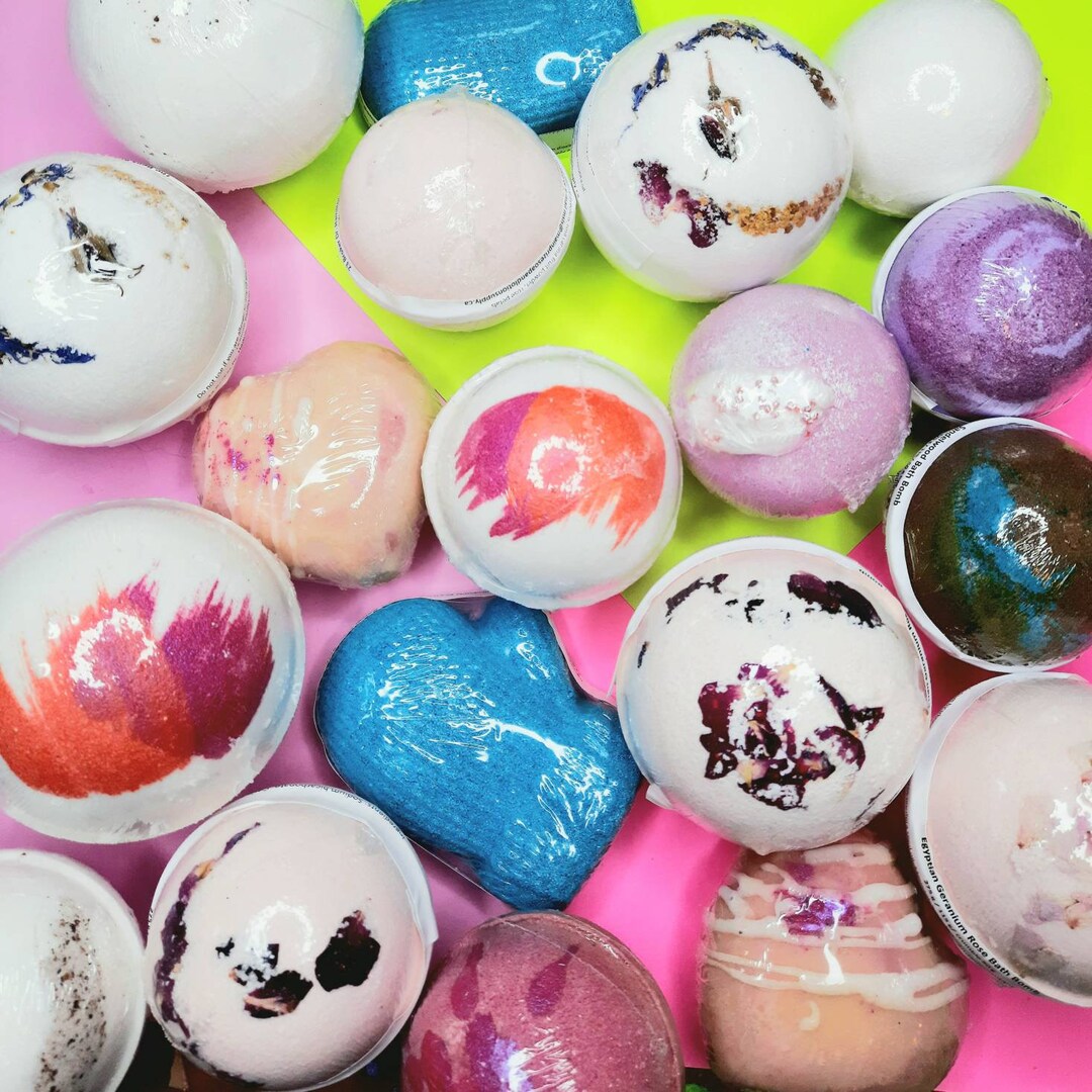 Surprise Bath Bomb Box Gift Box, Sample Bath Bomb Box, Mixed Box of ...