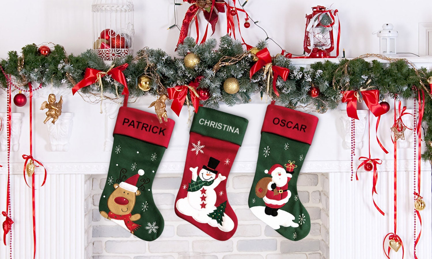 Personalised Christmas Stocking 14 Designs Embroidered | Etsy