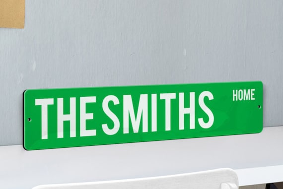 Personalised Metal Street Signs Custom Street Sign - Etsy
