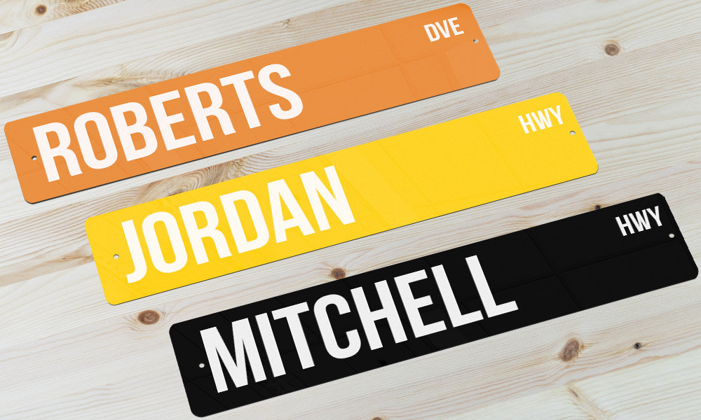 Personalised Metal Street Signs Custom Street Sign - Etsy
