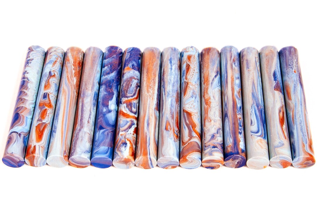 Glacial Crevasse Pen Blanks Alumilite Urethane Resin Rods - Pipe ...