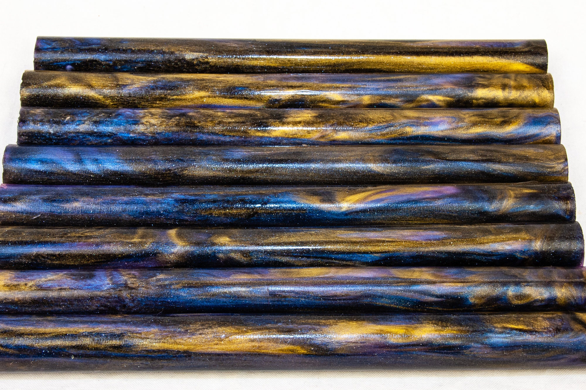 Cosmos Alumilite Resin Rods Bespoke Kitless Pen Blanks Hair - Etsy