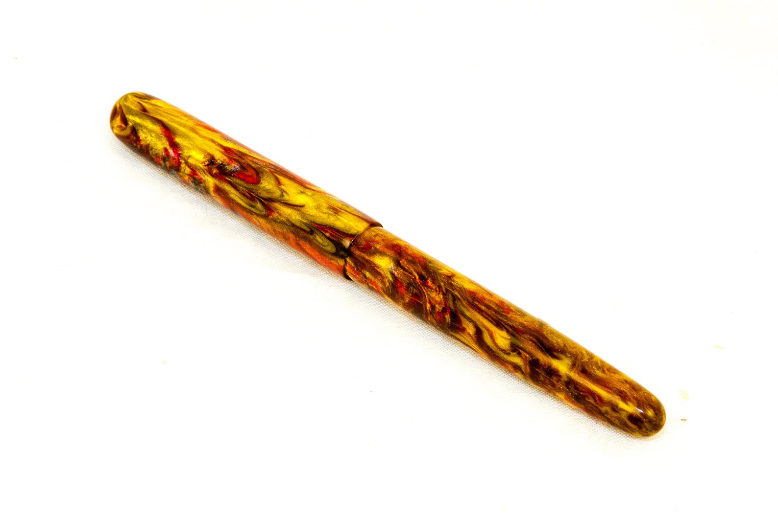 Eye of Sauron Alumilite Resin Rod Blanks - Bespoke Kitless Pen Blank ...