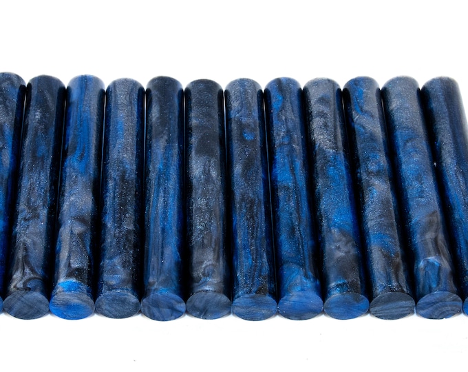 Midnight Magic Pen Blanks Alumilite Resin Rods - Etsy