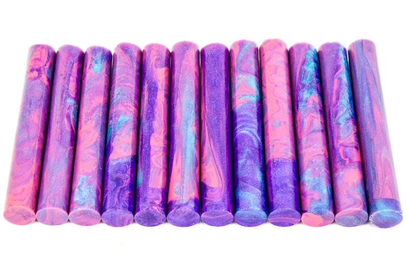 Fairy Princess Resin Pen Blanks Alumilite Rods - Hair Stick, Pipe ...