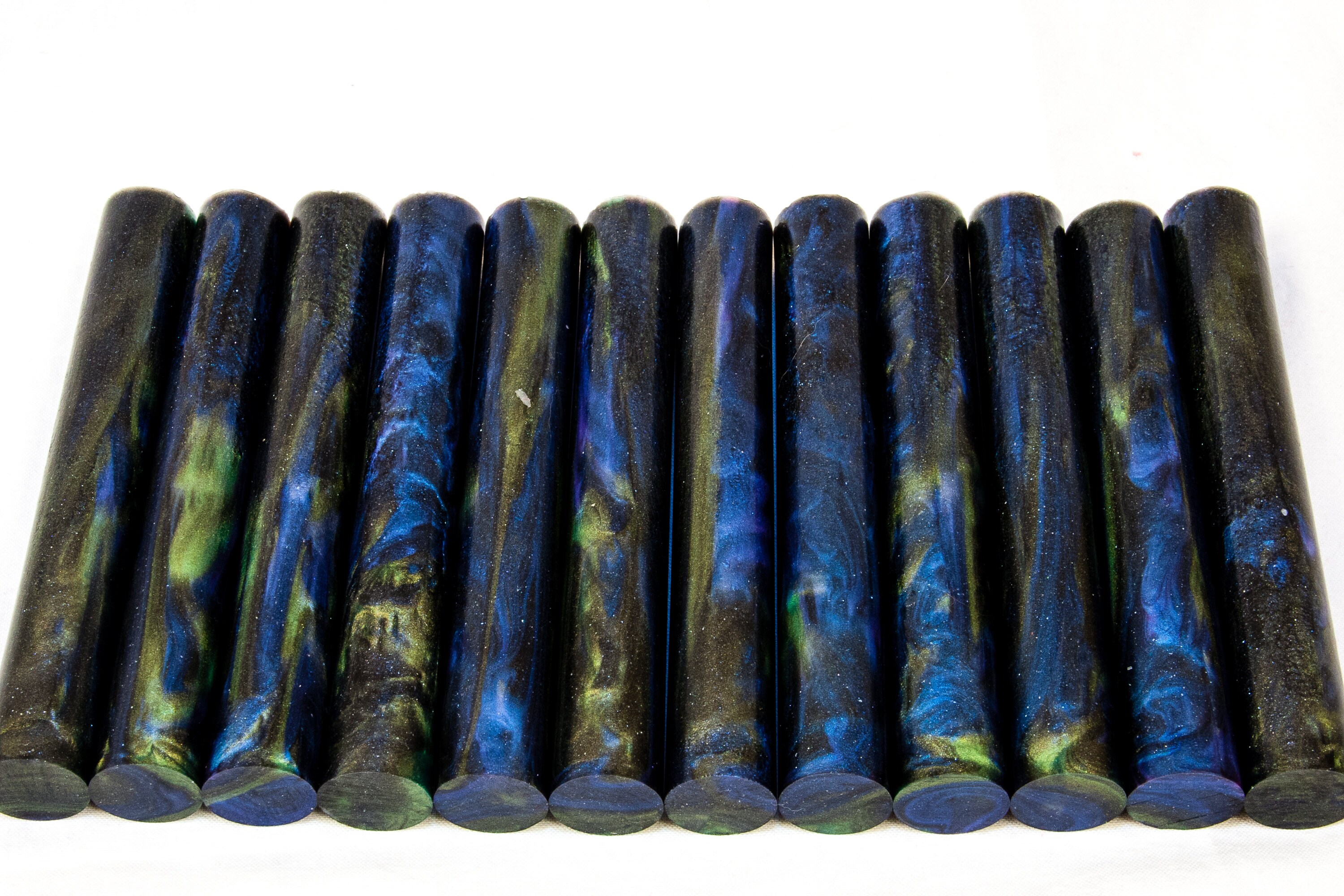 Stardust Pen Blanks Alumilite Resin Rods Magic Wand Blank | Etsy