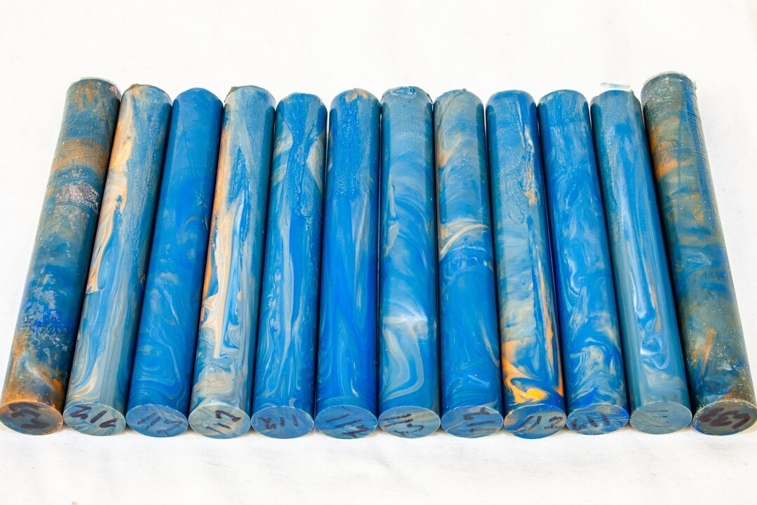 Impressionist Sky Pen Blanks Alumilite Resin Rods - Etsy