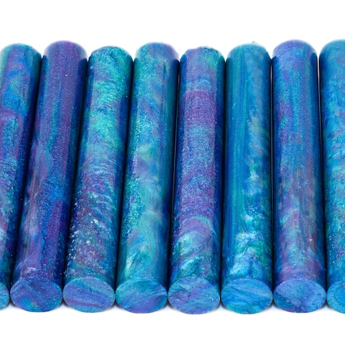 Opalescent Pen Blanks Alumilite Resin Rods Opal Mother of | Etsy
