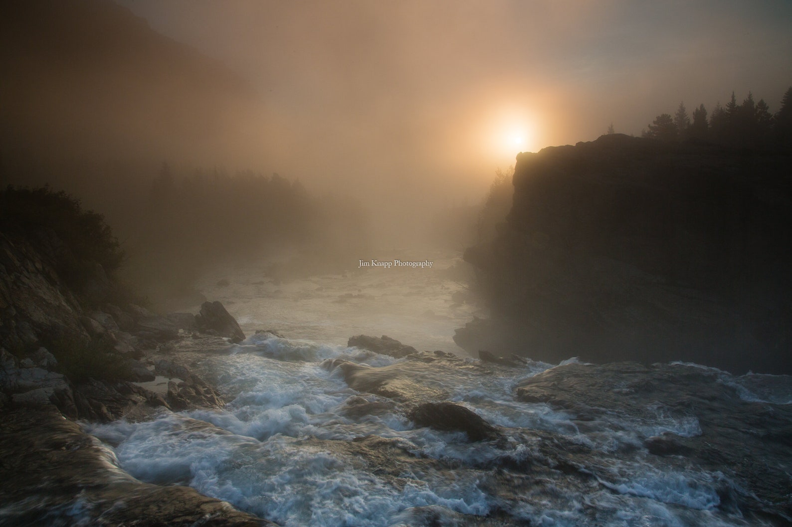 Swiftcurrent Falls, Glacier National Park - Photo - Etsy