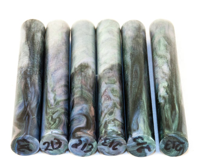 Faux Abalone Shell Pen Blanks Urethane Resin Rods Mussel Shell - Pipe ...