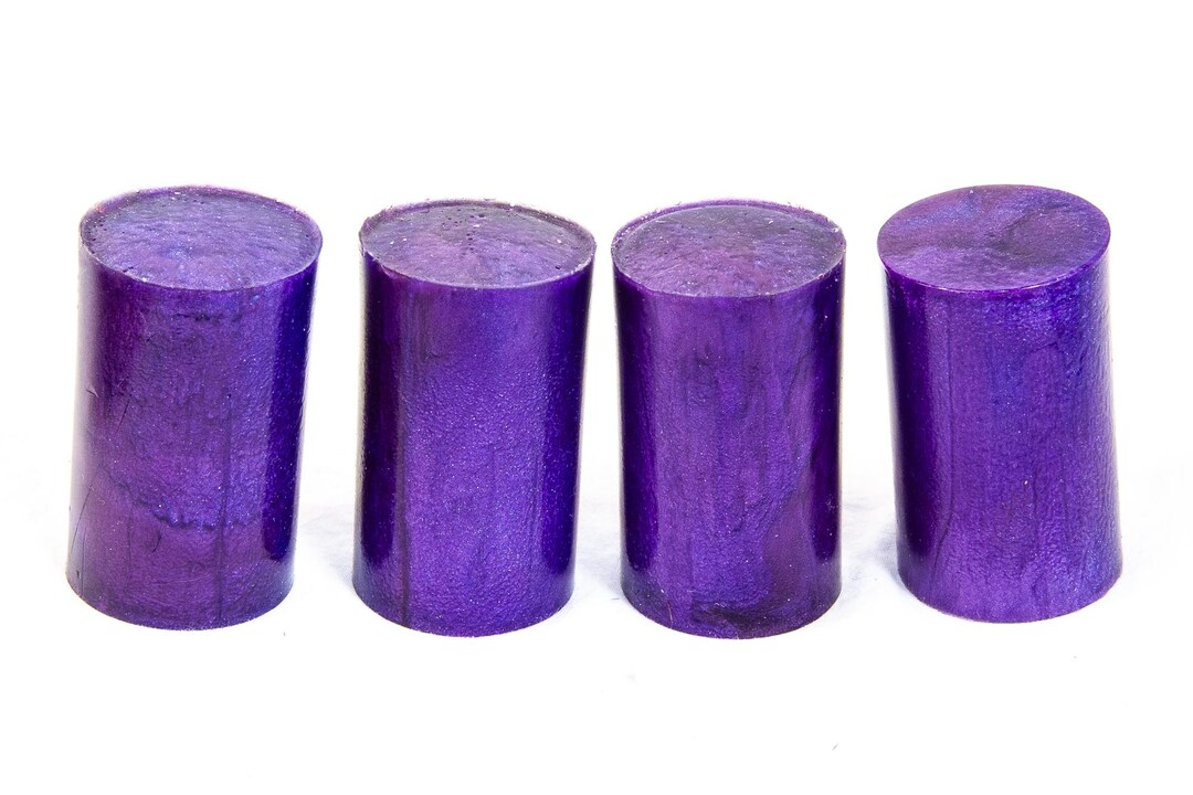 Purple Haze Bottle Stopper Blanks Alumilite Resin Rods - Game Call ...