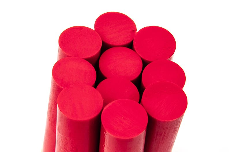 Gumball Red Pen or Pipe Blanks - Alumilite Resin Rods - Etsy