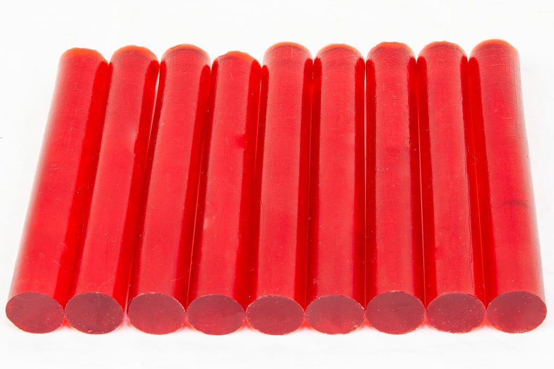 Translucent Red Pen and Pipe Blanks Alumilite Resin Rods - Crochet ...
