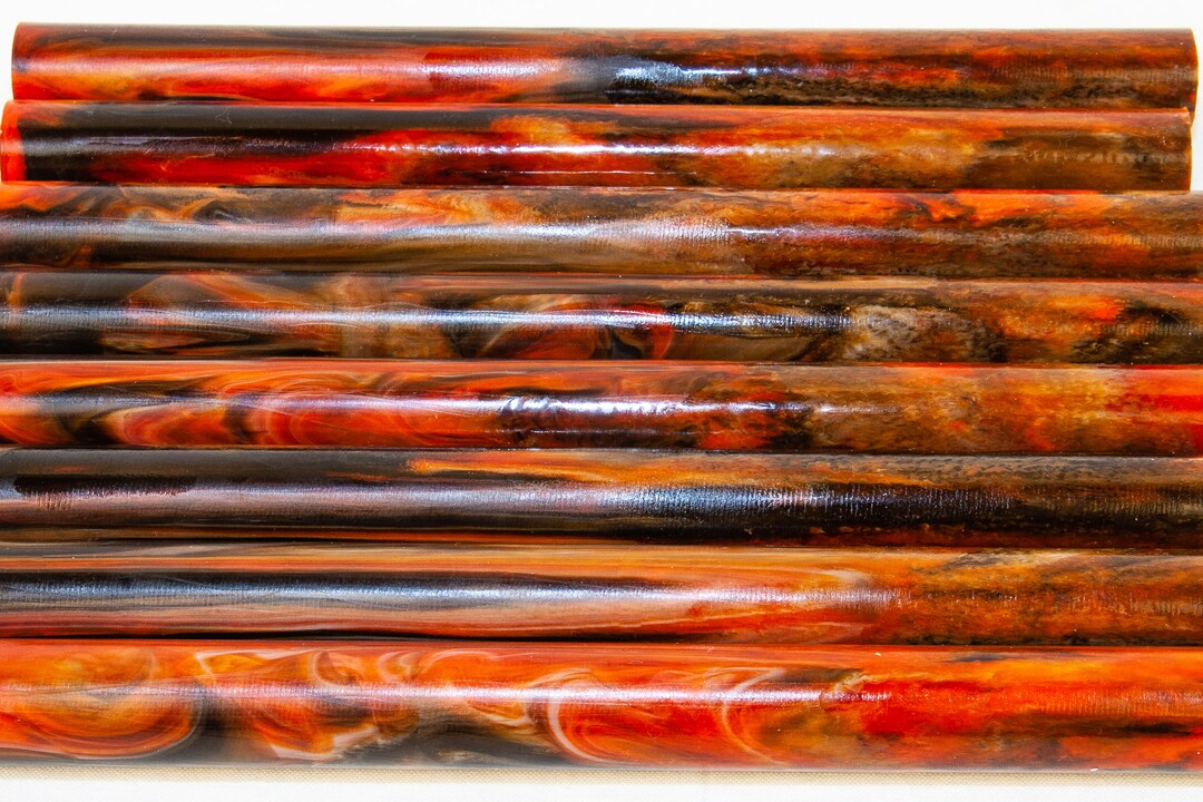 Shag Carpet Resin Rods - Bespoke Kitless Pen Blanks Hair Stick Magic ...