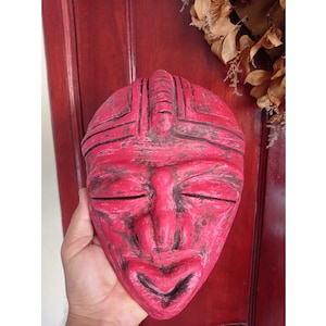 Precious Taino Clay Mask Different Sizes Handwork From Dominican ...