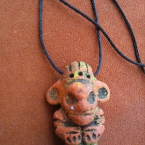 Taino Handmade Cemi Behique Clay Necklace - Etsy