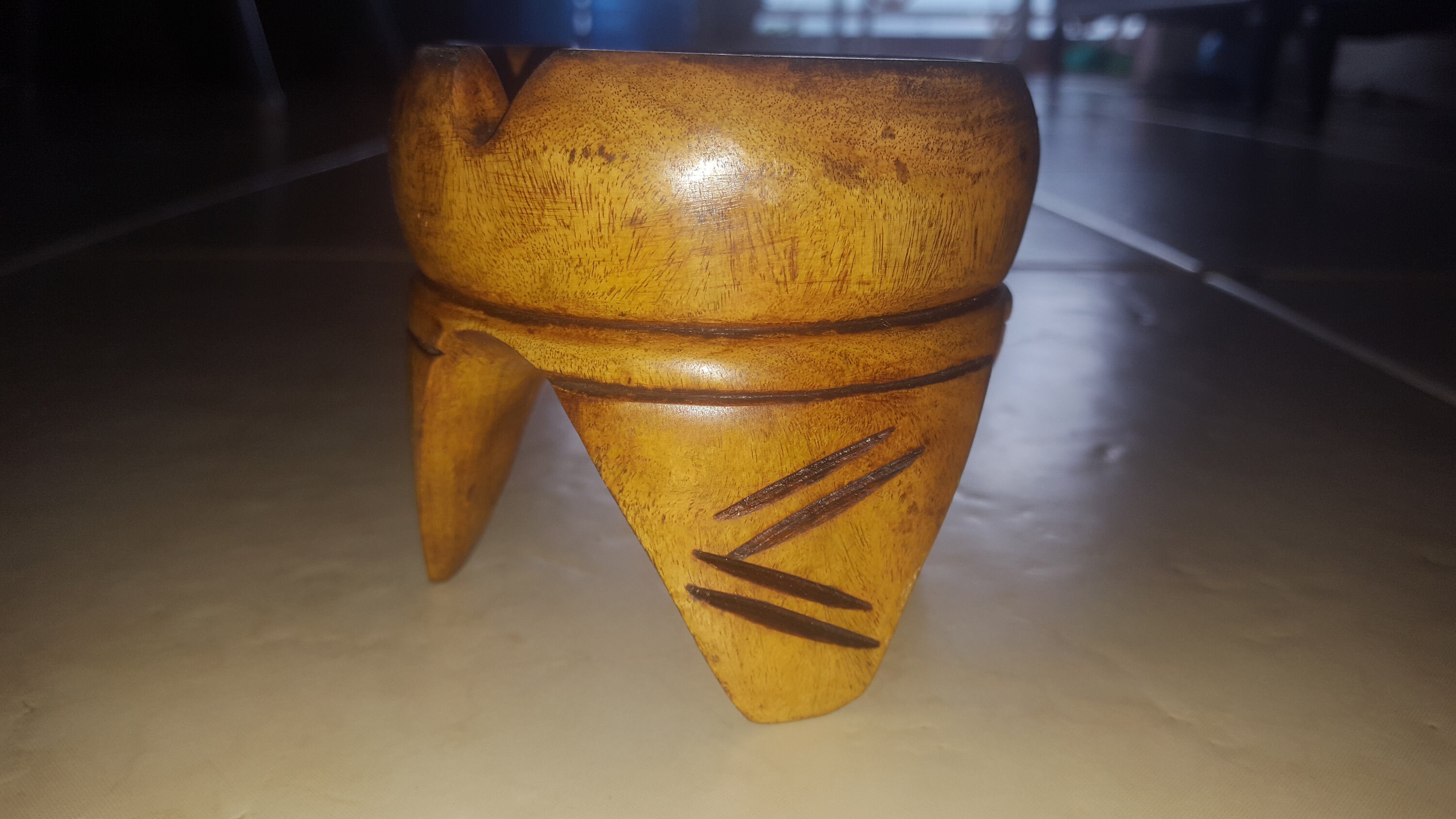 Taino Indigenous Wood Carving Style Ashtray Cenicero Original - Etsy