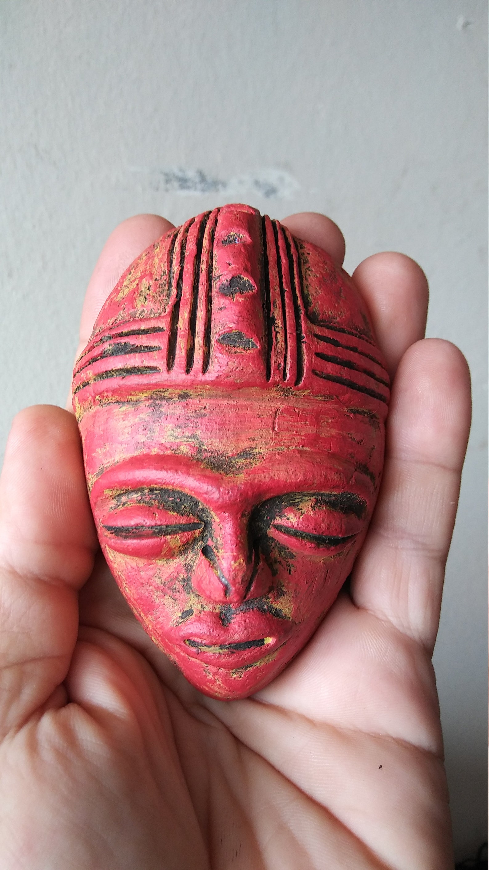 Precious Taino Indigenous Handmade Clay Mask Guillen Arte | Etsy