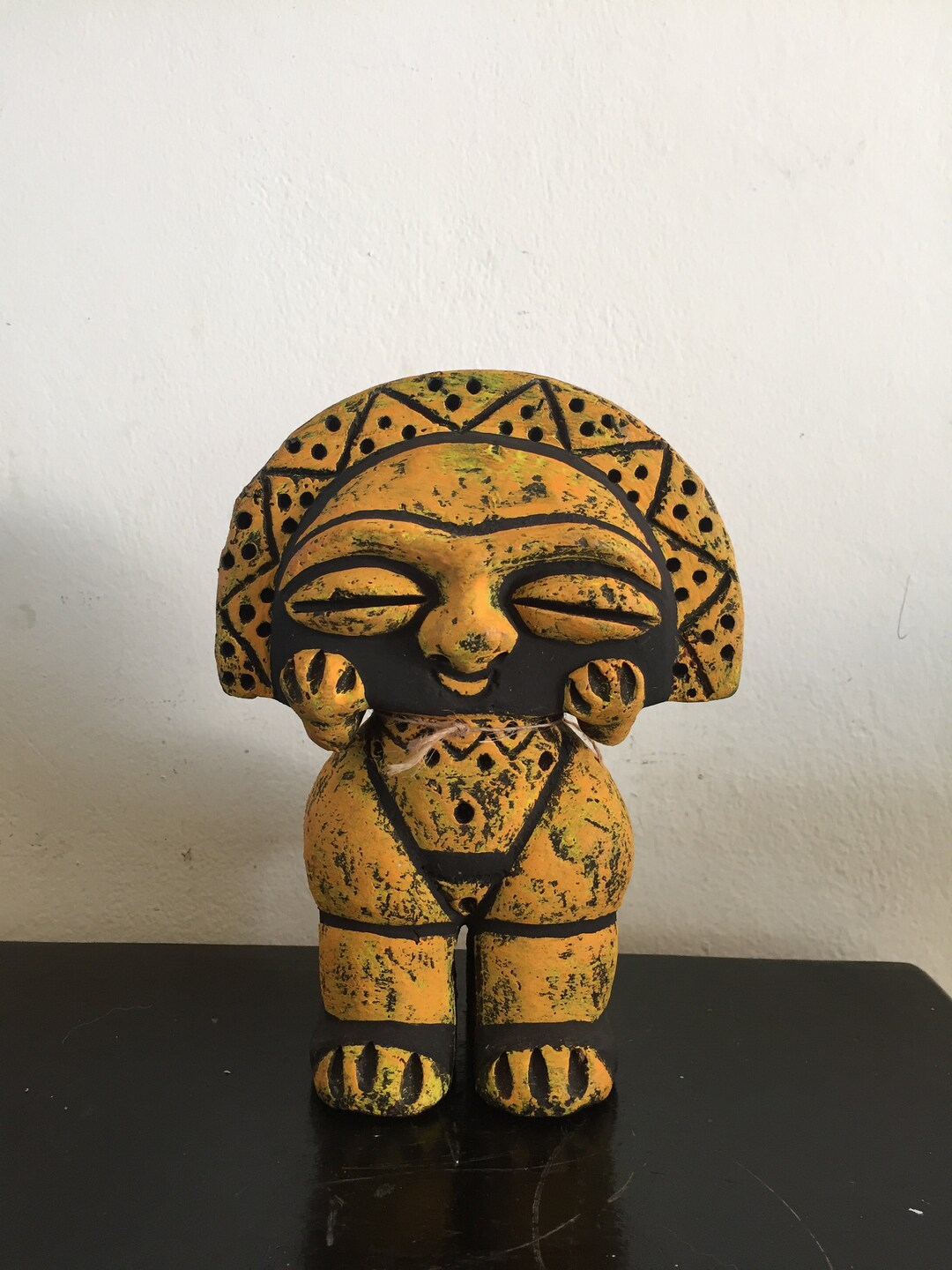 Taino Dios Behique figura artesanal Guillen arte caribeño arte ...