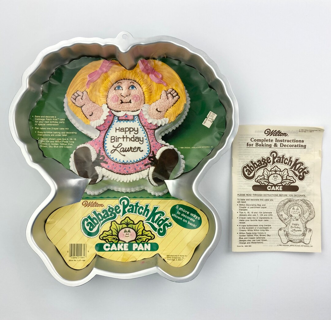 Vintage Original 1984 Cabbage Patch Kids Cake Pan. - Etsy