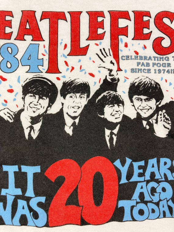RARE Vintage Original 1984 The Beatles Beatlefest Rag… - Gem