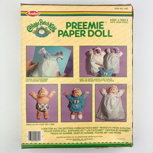 NEW Vintage Original 1984 Cabbage Patch Kids Paper Dolls - Etsy