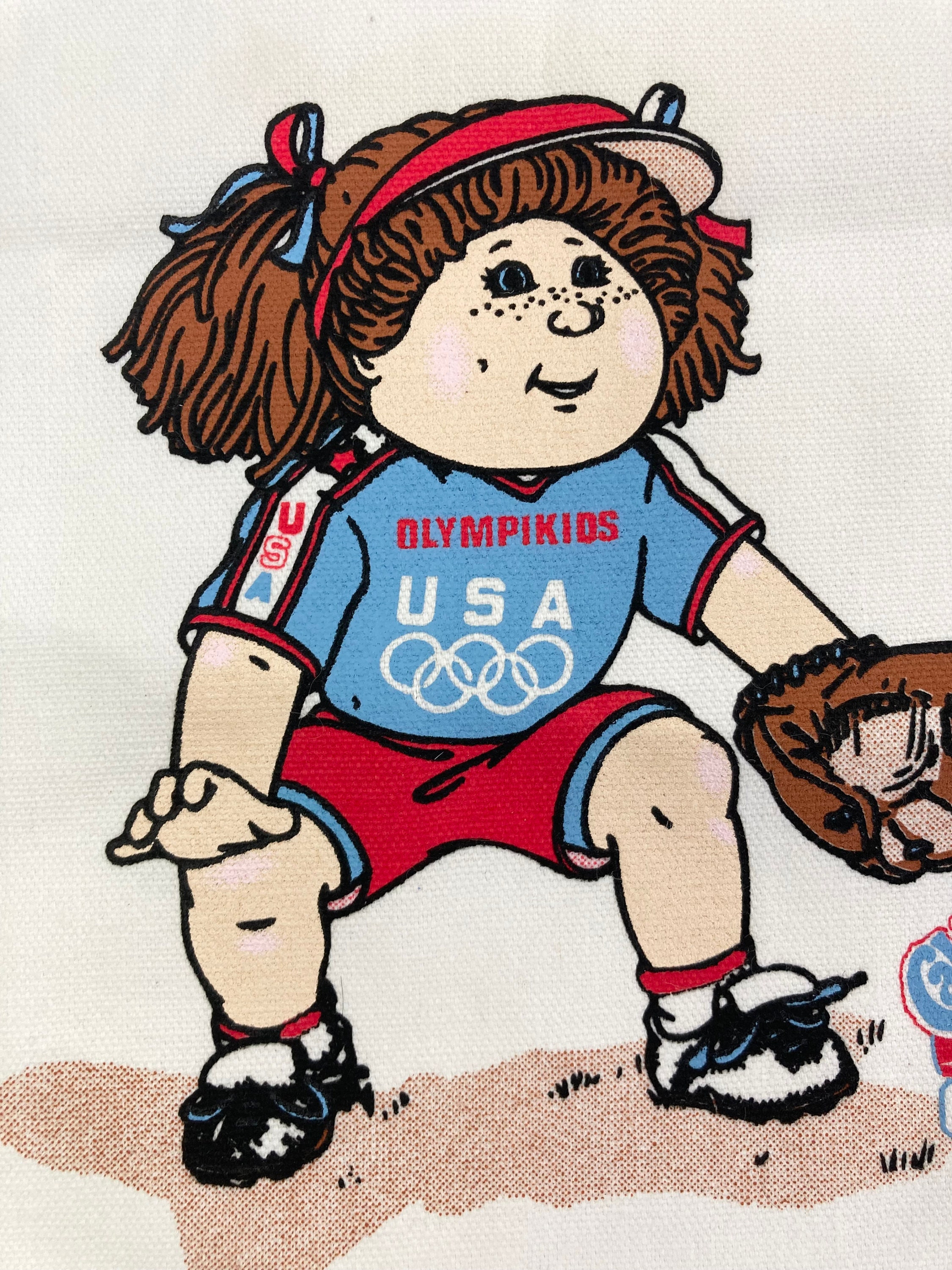 Vintage Original 1995 Cabbage Patch Kids Baseball Olympikids Shoulder ...