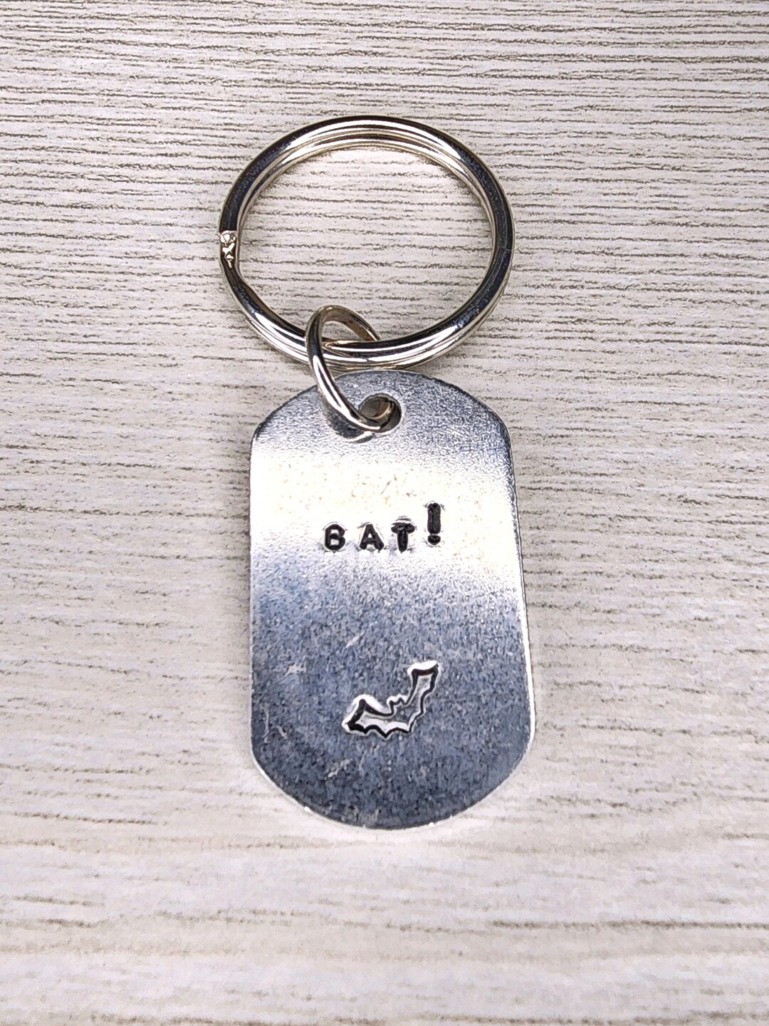 Bat What We Do in the Shadows Dog Tag Hand Stamped Aluminum Metal ...
