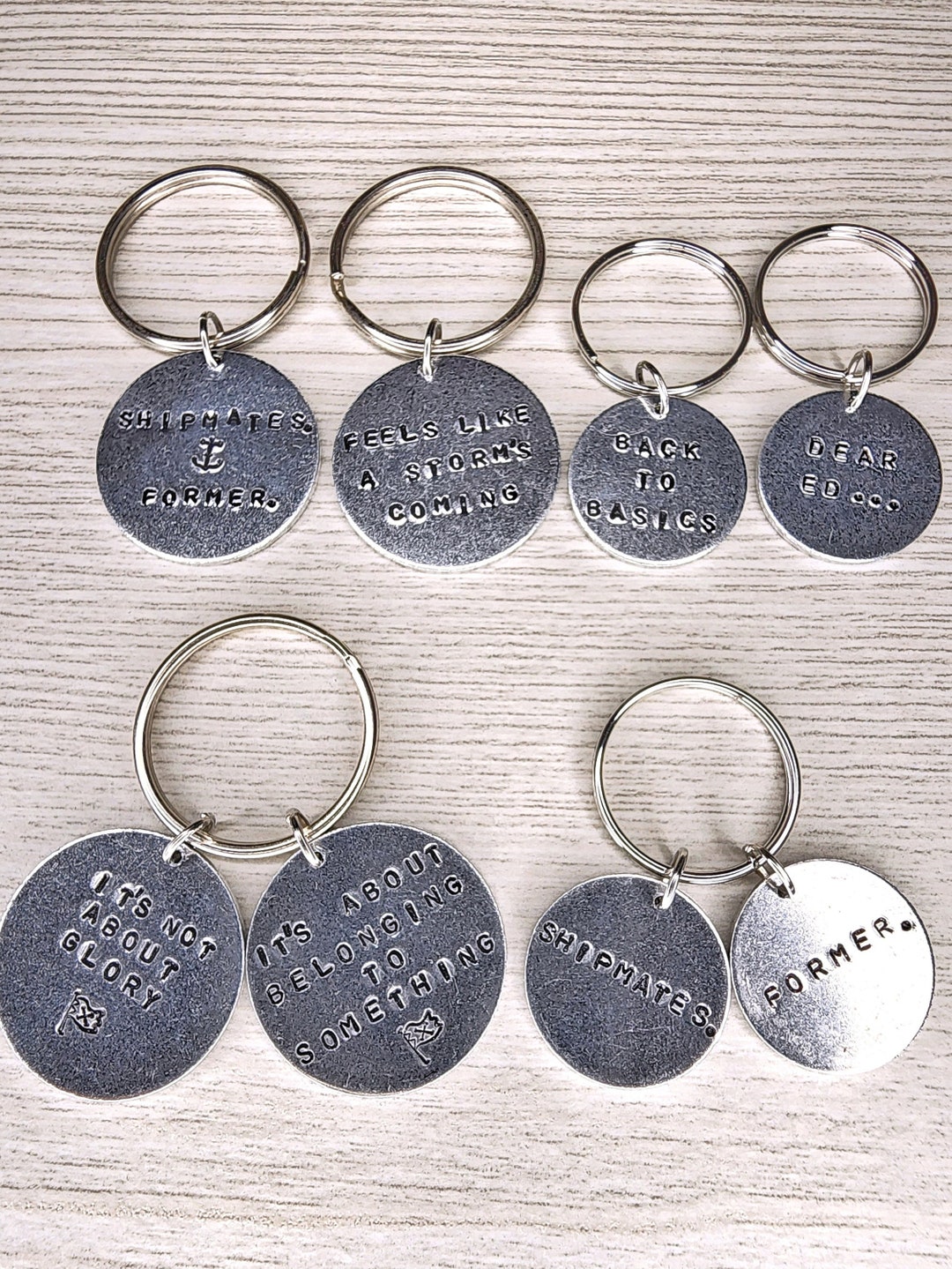 Kraken Lighthouse S2 Trailer Quotes Circle Hand Stamped Aluminum Metal ...