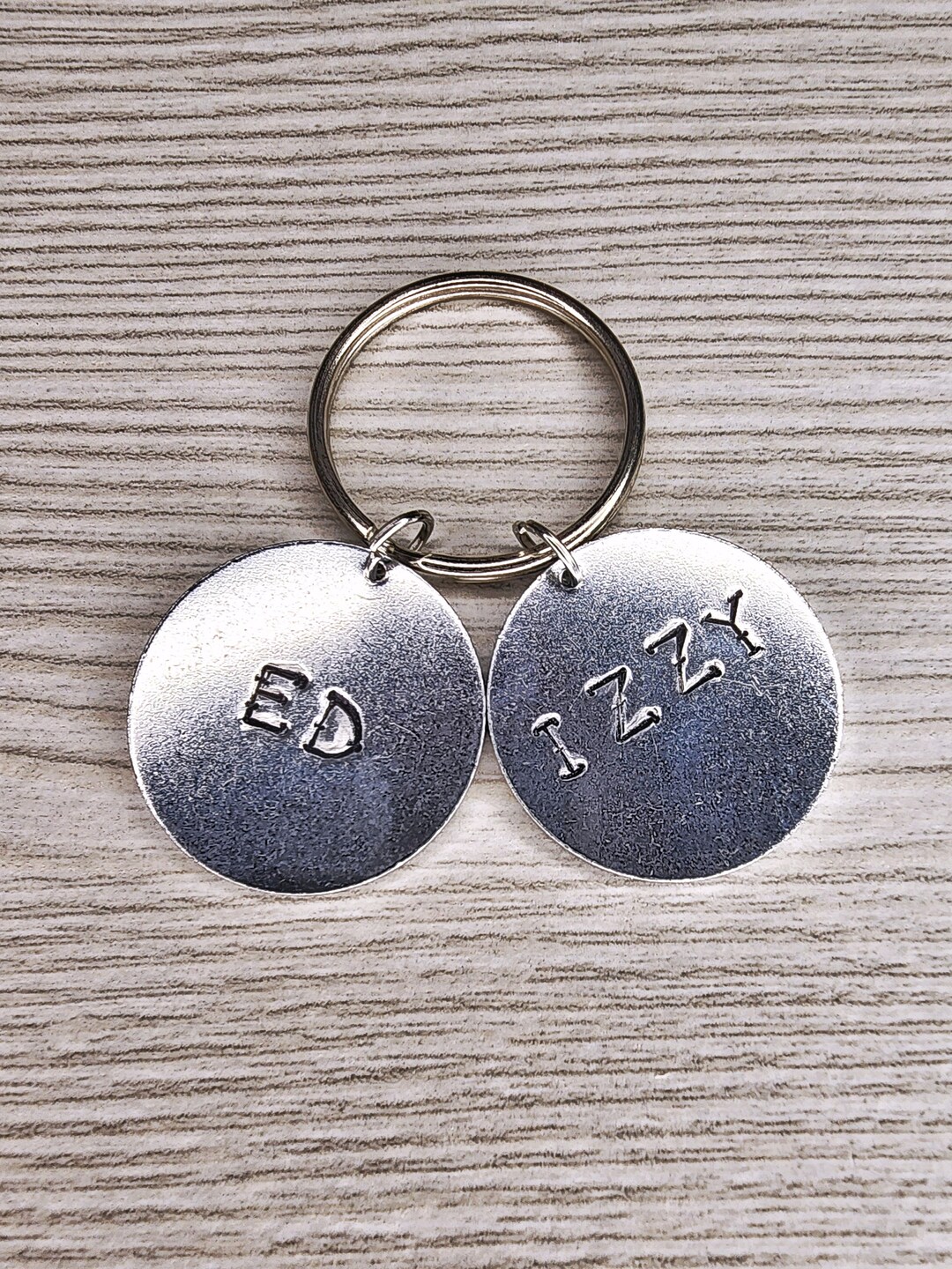 1" Ed Izzy Kraken Lighthouse Circle Hand Stamped Aluminum Metal ...