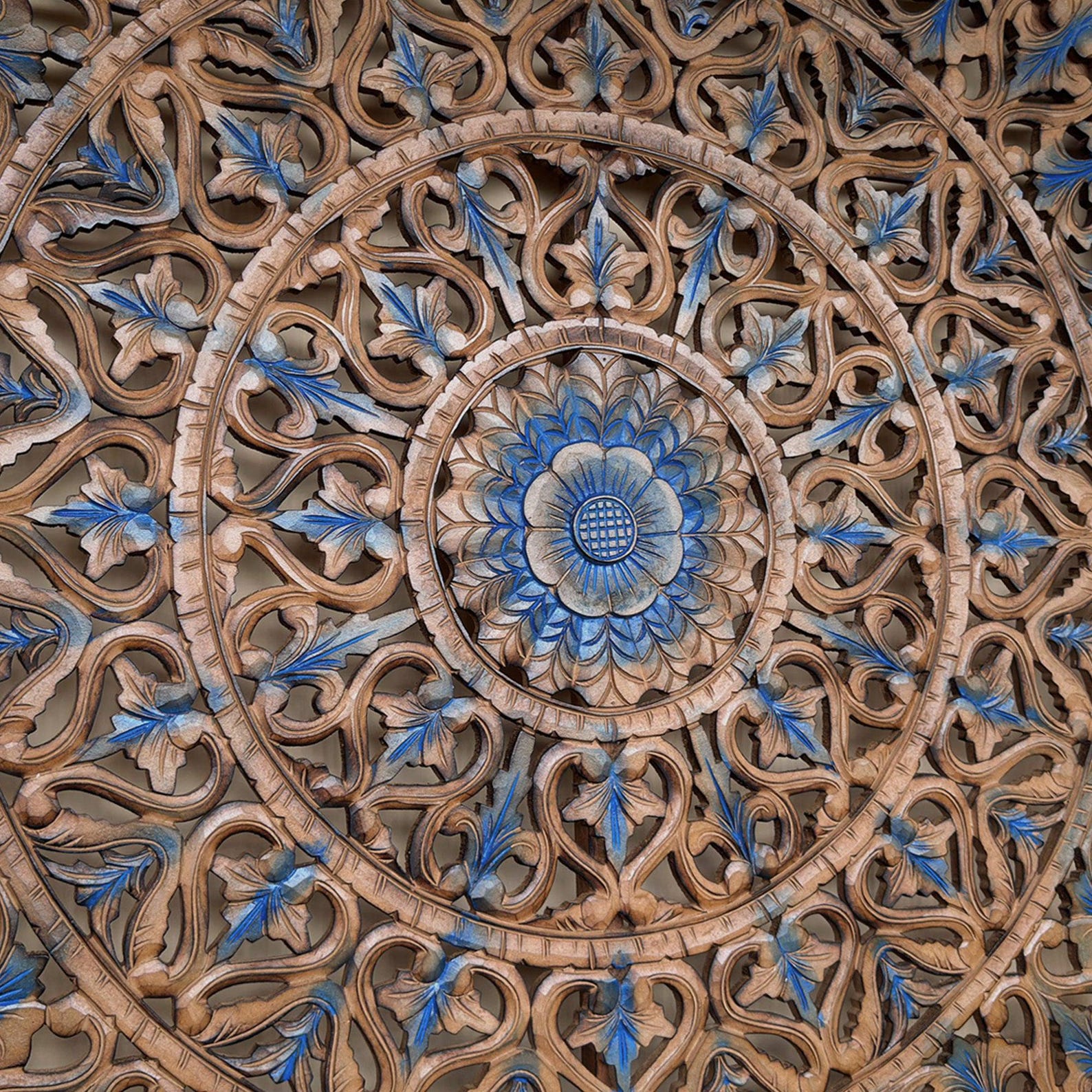 Large Decorative Panel "tropis" 40 X 40 Inches - Etsy